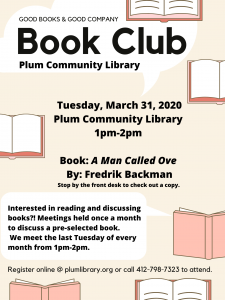 Book Club | Plum Borough Community Library